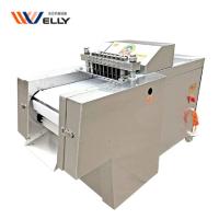 China Hot Product Electric Small Fresh Fish Cutting Machine Automatic Chicken Meat Block Cutting Machine for Frozen Meat for sale