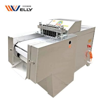 China Hot Product Electric Small Fresh Fish Cutting Machine Automatic Chicken Meat Block Cutting Machine for Frozen Meat for sale