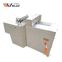 China Hot Product Electric Small Fresh Fish Cutting Machine Automatic Chicken Meat Block Cutting Machine for Frozen Meat for sale