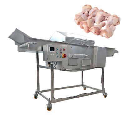 China Big Capacity Meatball Ice Covering Machine Fish Shrimp Ice Coating Machine Seafood Ice Frost Glazing Machine for sale