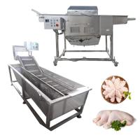 China Big Capacity Meatball Ice Covering Machine Fish Shrimp Ice Coating Machine Seafood Ice Frost Glazing Machine for sale
