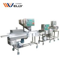 China Wholesale Price Meat Pie Starching Machine Hamburger Patty Maker Chicken Nugget Production Line for sale