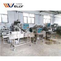 China Wholesale Price Chicken Fingers Starching Machine Chicken Nugget Form Machine Halal Burger Patty Production Line for sale