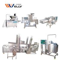 China fashion Design Chicken Nugget Form Machine Vegetable Cutlet Breadcrumb Coating Machine Halal Burger Patty Production Line for sale