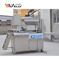 China fashion Design Chicken Nugget Form Machine Vegetable Cutlet Breadcrumb Coating Machine Halal Burger Patty Production Line for sale