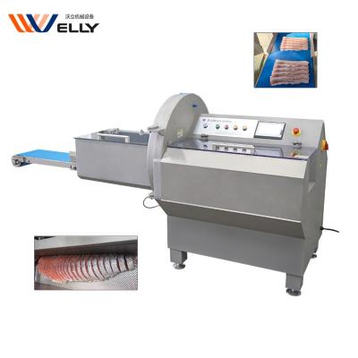 China High Capacity Bacon Ham Frozen Meat Rib Cutter Machine Meat Slicer Cutting Machine Commercial for sale
