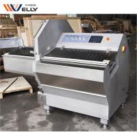China Electric Cooked Beef Meat Slice Cut Machine Frozen Meat Slicing Machine with Conveyor for sale