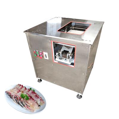China Automatic Smoked Fish Salmon Slicer Sashimi Sardine Tuna Snapper Pomfret Fillet Cut Fresh Fish Slicing Machine for sale