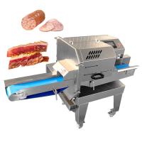 China Commercial Automatic Industrial Electric 3mm Ham Bacon Sausage Slicer Cutting Boiled Beef Meat Slice Machine for sale