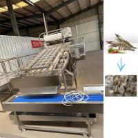 China Stainless Steel Fresh Shrimp Peeling Peeler and Deveining Machine Prawn Shell Peeling Shelling Skin Removing Machine for sale