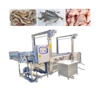 China Best Selling Water Bubble Conveyor Type Frozen Fish Prawn Seafood Meat Thawing Machine for sale