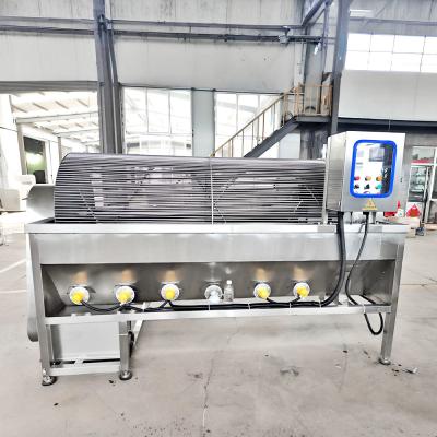 China High Pressure Water Abalone Cleaning Machine SUS304 Shellfish Washer for Seafood Processing Factory Aquatic Workshop for sale