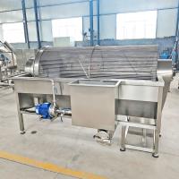 China Continuous High Pressure Water Spray Abalone Cleaner Matching Shellfish Processing Production Line for Aquatic Product Factory for sale