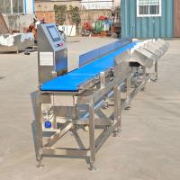 China Big Scale Shellfish Farming Oyster Weighing Conveyor Grader Belt Potato Onion Apple Weight Sorter Automatic Fish Sorting Machine for sale