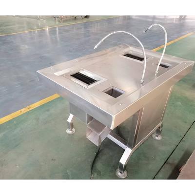 China High Capacity Chicken Duck GooseGizzard Skin Peeling Machine | Automatic Poultry Processing Line for sale