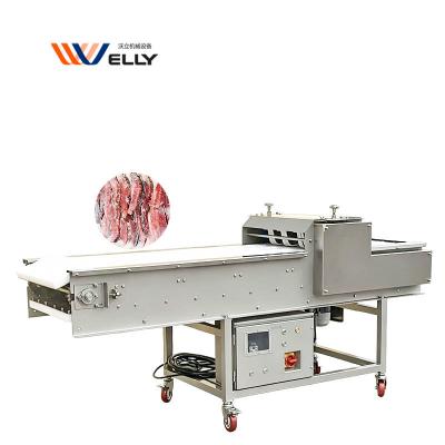 China Automatic Food Segment Cutting Machine SUS304 for Frozen Squid Chicken Leg Chicken Feet Long Pepper for sale
