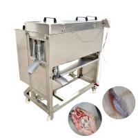 China Tilapia Flounder Striped Bass Fish Back Cutting Machine Fish Belly Opening Machine Fish Fillet Machine for sale