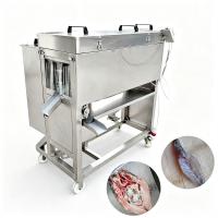 China Stainless Steel Fish Back Opening Equipment for Sea Bass Freshwater Bass Turbot Tilapia Frozen Seafood Factory for sale