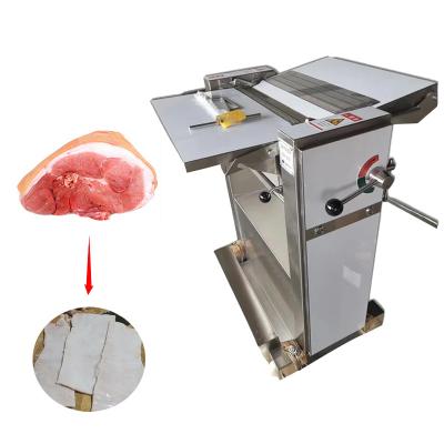 China Remove Pork Rind Skin Pig Cutting Machine Pig Meat Skin Skinner Removing Peeling Machine for sale