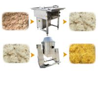 China Fully Automatic Stainless Steel Meat Floss Production Line for Pork Chicken Beef Fish Floss Food Factory for sale