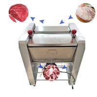 China Beef Fascia Removal Machine Meat Fat Remover Meat Processing Machinery Long Slice Pork Beef Slicer with Adjustable Thickness for sale