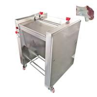 China Beef Fascia Removal Machine Meat Fat Remover Meat Processing Machinery Long Slice Pork Beef Slicer with Adjustable Thickness for sale