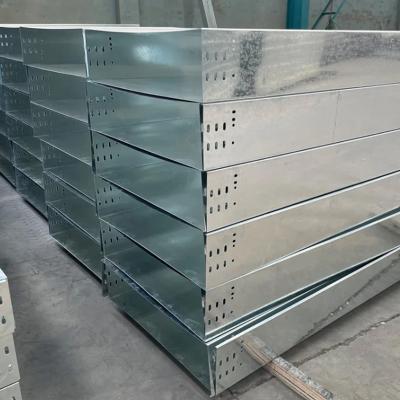 China Wall Mounted Or Floor Mounted Galvanised Cable Tray For Easy Installation Hdg Tray for sale