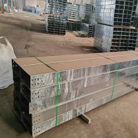 China Cable Management And Ventilation Cable Tray Hot Dip Galvanized With Perforation Groove for sale