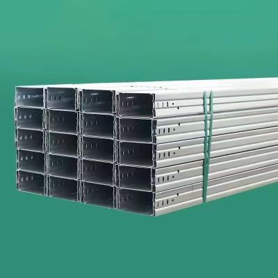 China Fire Resistance And Durability Solid Cable Tray With Galvanized Finish for sale