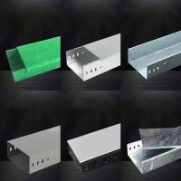 China Corrosion Resistant Fireproof Cable Tray  Side Rail Height Of 25-200mm For Building Construction for sale