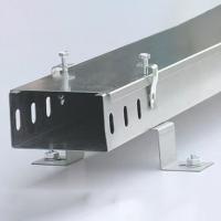 China Weatherproof Coating Adjustable Width Cable Tray  Depth Of 2 Inches To 8 Inches Length Of 6 Feet To 10 Feet for sale