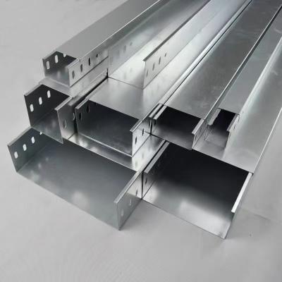 China Powder Coated Cable Metal Tray Side Rail Height 25-200mm High Corrosion Resistance Industrial Grade for sale
