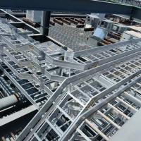 China Durability Cable Tray Powder Coating Weather Resistance And Side Rail Height Of 25-200mm for sale