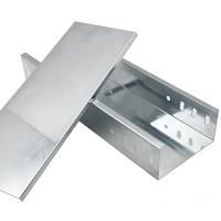 China Suspended Rectangular Sheet Metal Cable Tray For Indoor And Outdoor Installation Residential Cable Tray for sale