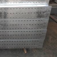 China 25mm-150mm Height Hot Dip Galvanized Cable Tray With Easy And Fast Installation 1.0mm-2.5mm Thickness for sale