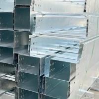 China Corrosion Resistance Hot Dip Galvanized Cable Tray 25mm-150mm Height Indoor / Outdoor for sale