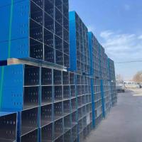 China Weather Resistance Solid Bottom Cable Tray Indoor 500kg Load Capacity for sale