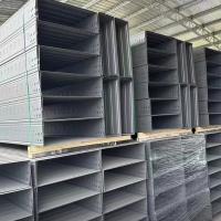 China Length 2m 3m 6m Silver Solid Bottom Cable Tray System 500kg For Heavy Duty Cable Organization for sale