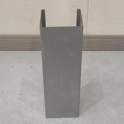 China Stainless Steel Trough-type Cable Tray with Polished Surface Suitable for Scenarios with High protection Requirements for sale