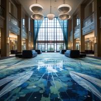 China 80% Wool And 20% Nylon Luxury Ballroom Banquet Hotel Carpet For Home Improvement for sale