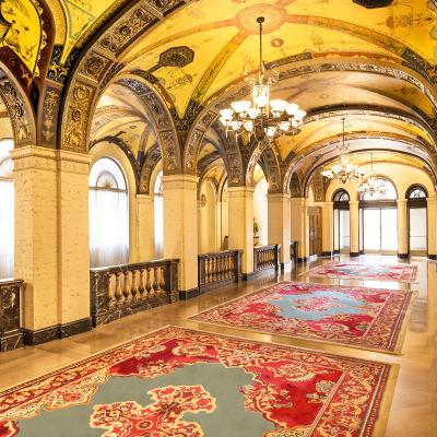 China Non-Slip Handmade Silk Carpet for 5 Star Hotel Corridors and Commercial Rooms Custom for sale