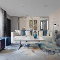 China Customized Printed Living Room Carpets and Rugs by a Trusted Carpet for sale