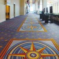 China Fire Retardant High Pile Modern Style Custom Printed Axminster Carpet for Hotel Rooms for sale