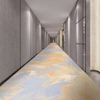 China Custom Printing Cut Pile Axminster Carpet for Hotel Wall To Wall Decoration Design for sale