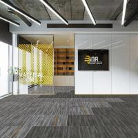 China 2024 50x50 Square PVC and Asphalt Back Commercial PP Nylon Office Floor Carpet Tiles for sale