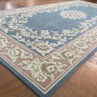 China Wool Cushioned Carpet and Rugs for Living Room Handmade Karpet Ruang Tamu for sale