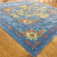 China Wool Cushioned Carpet and Rugs for Living Room Handmade Karpet Ruang Tamu for sale