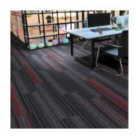 China Beijing Meeting Room Carpet Tiles 25x100 with Antimicrobial Treatment and PVC Backing for sale