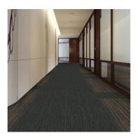 China Beijing Meeting Room Carpet Tiles 25x100 with Antimicrobial Treatment and PVC Backing for sale