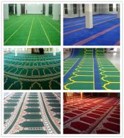 China Mosque Prayer Carpet 100% Acrylic Hand Tufted Solution Dyed Islamic Floor Covering for sale